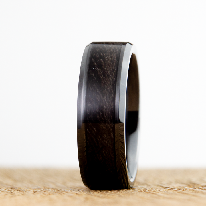 Black Wedding Rings for Men | Modern & Durable Bands – Peacefield Titanium